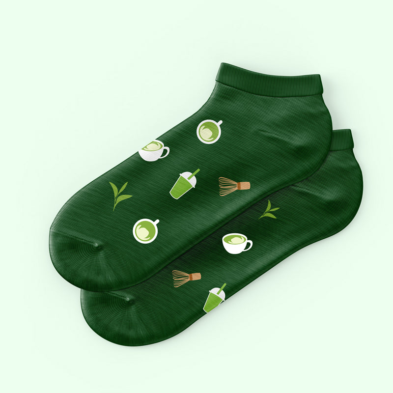 Matcha Ankle Socks – Designs by Shin