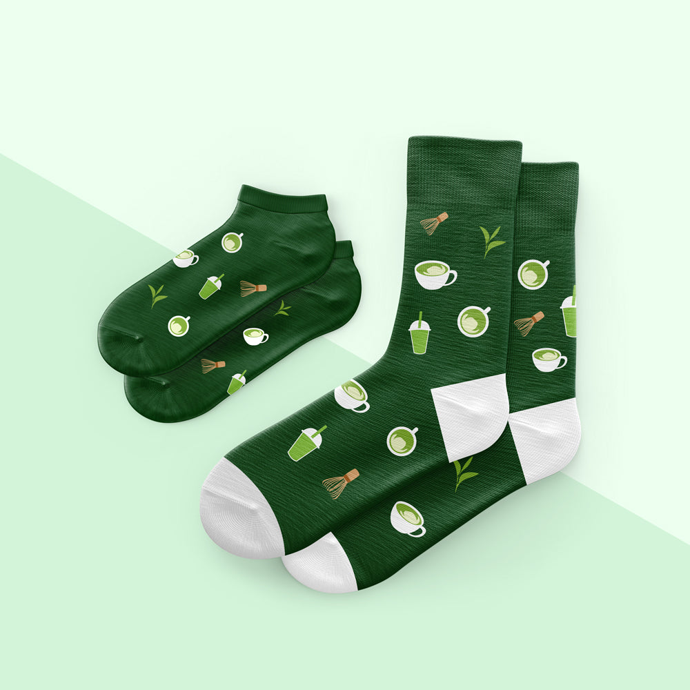 Matchy Couples Matcha Socks – Designs by Shin