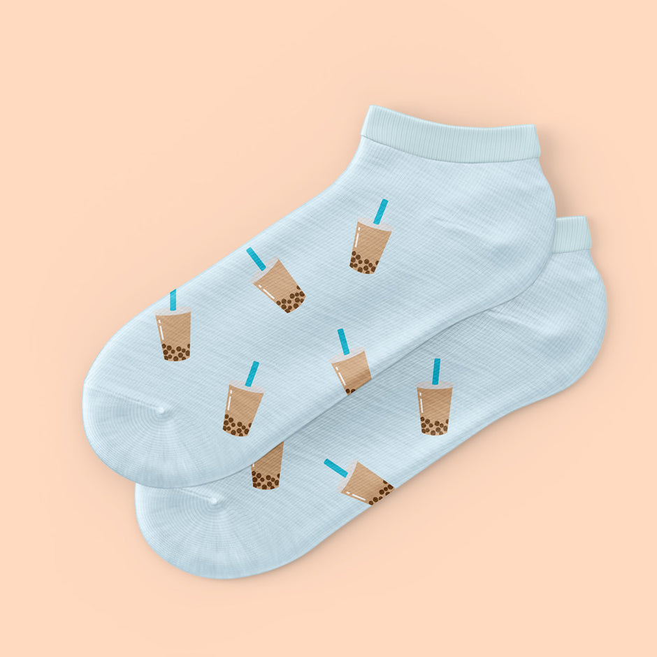 Cute Boba Bubble Tea Socks – Designs by Shin