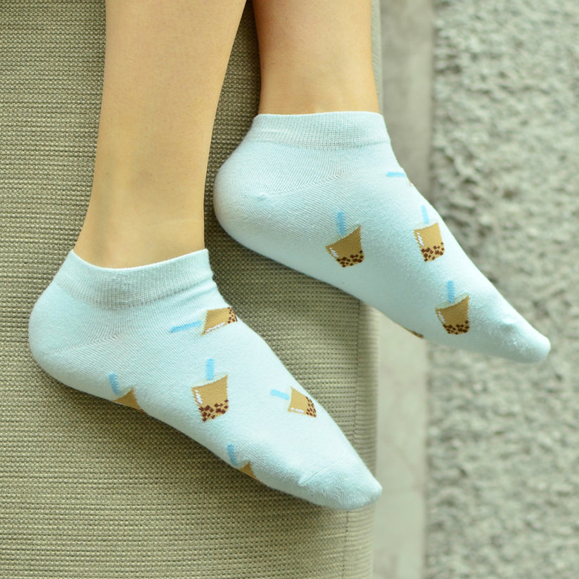 Boba Bubble Tea Ankle Socks – Designs by Shin